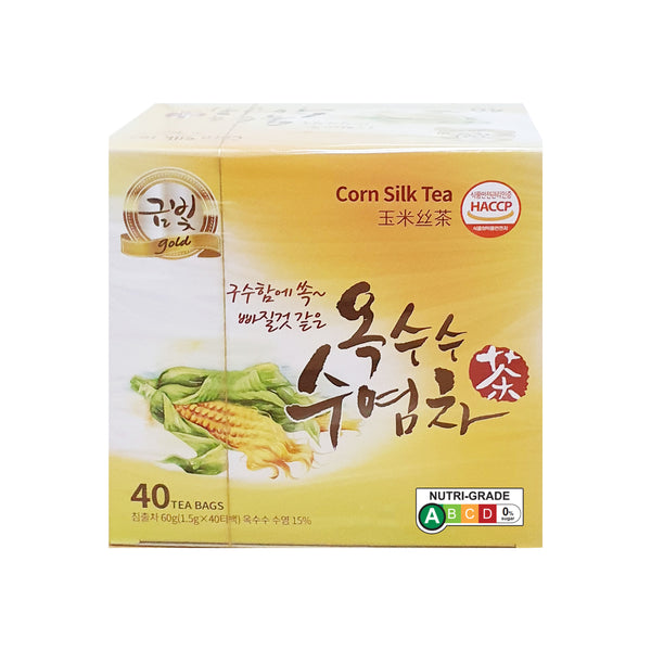 [Carton Deal] GOLD Corn Silk Tea (1.5g x 40) x16 – NSF Asia